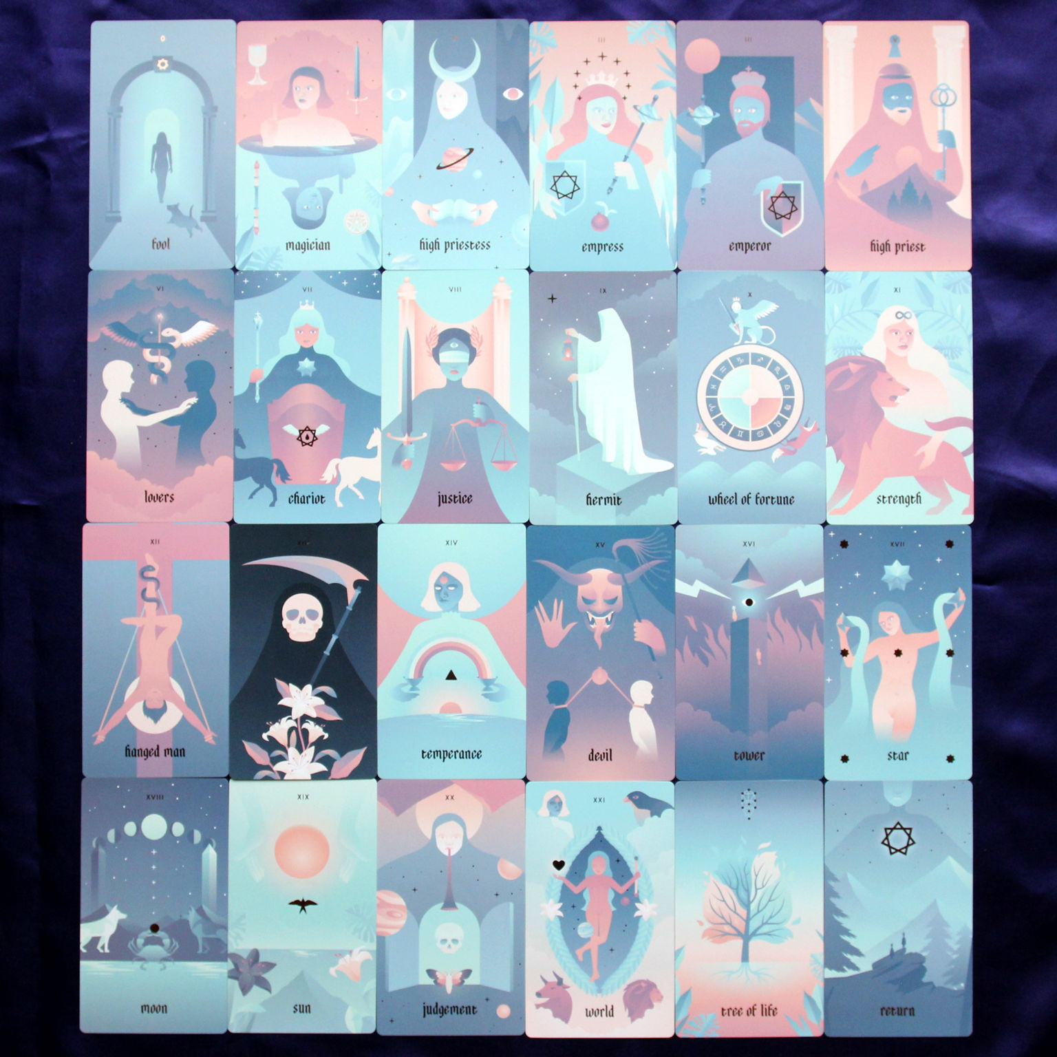 Seventh Sphere Tarot – Tina Gong / Labyrinthos – MRS.KUARTZ